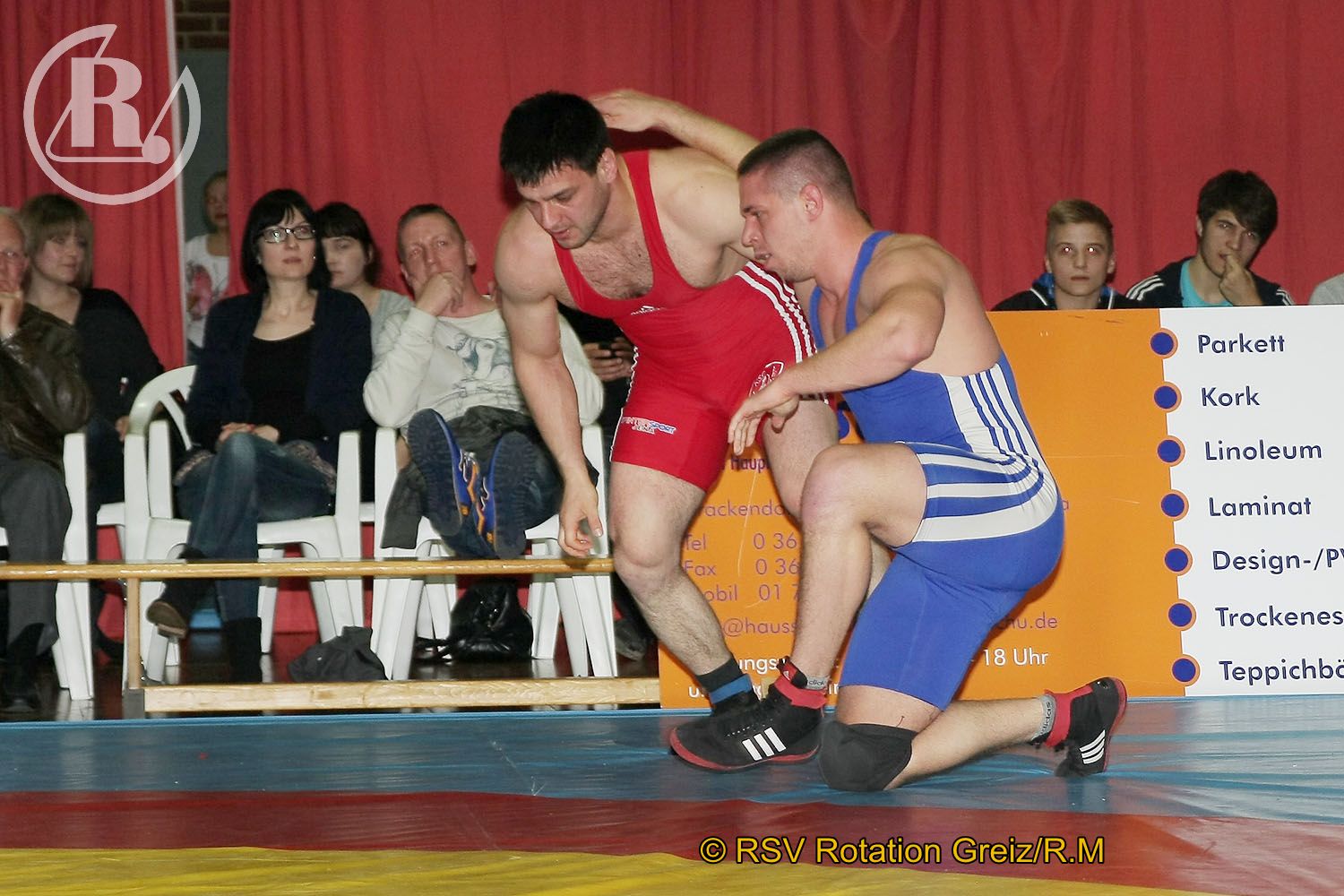 Länderkampf im Ringen zwischen einer verstärkten Thüringer Auswahl und ...